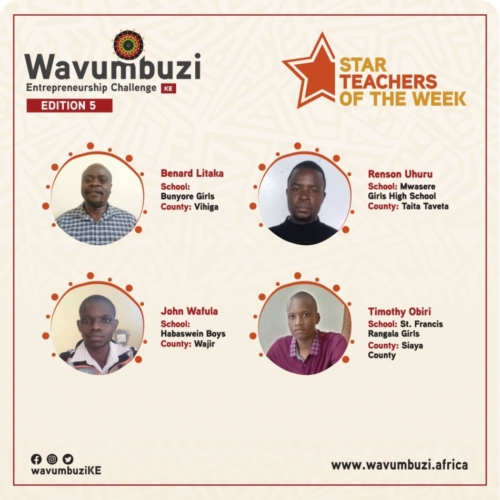 Wavumbuzi Edition 5 Teacher Stars - Wavumbuzi Entrepreneurship ...