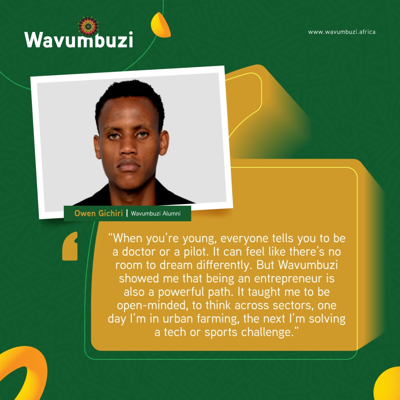Impact - Wavumbuzi Entrepreneurship Challenge | Kenya